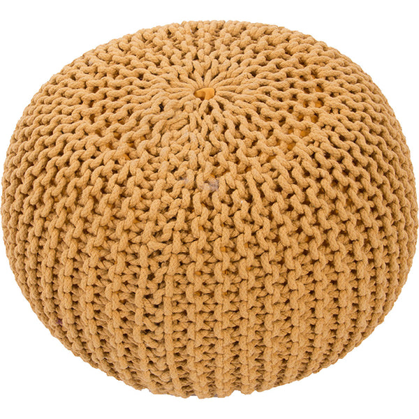 Spectrum Dusty Gold Pouf - Froy.com