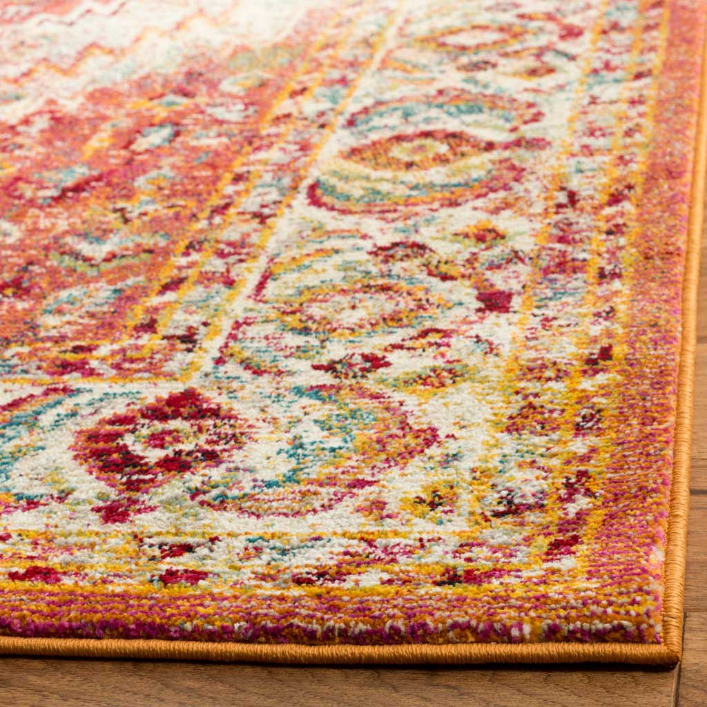 Savannah Orange Area Rug - Froy.com