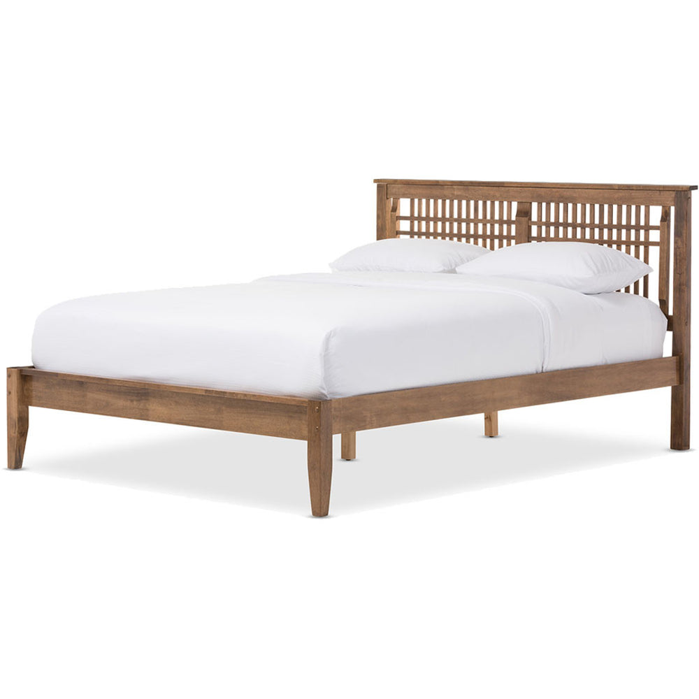 Lanai Platform Bed Walnut - Froy.com