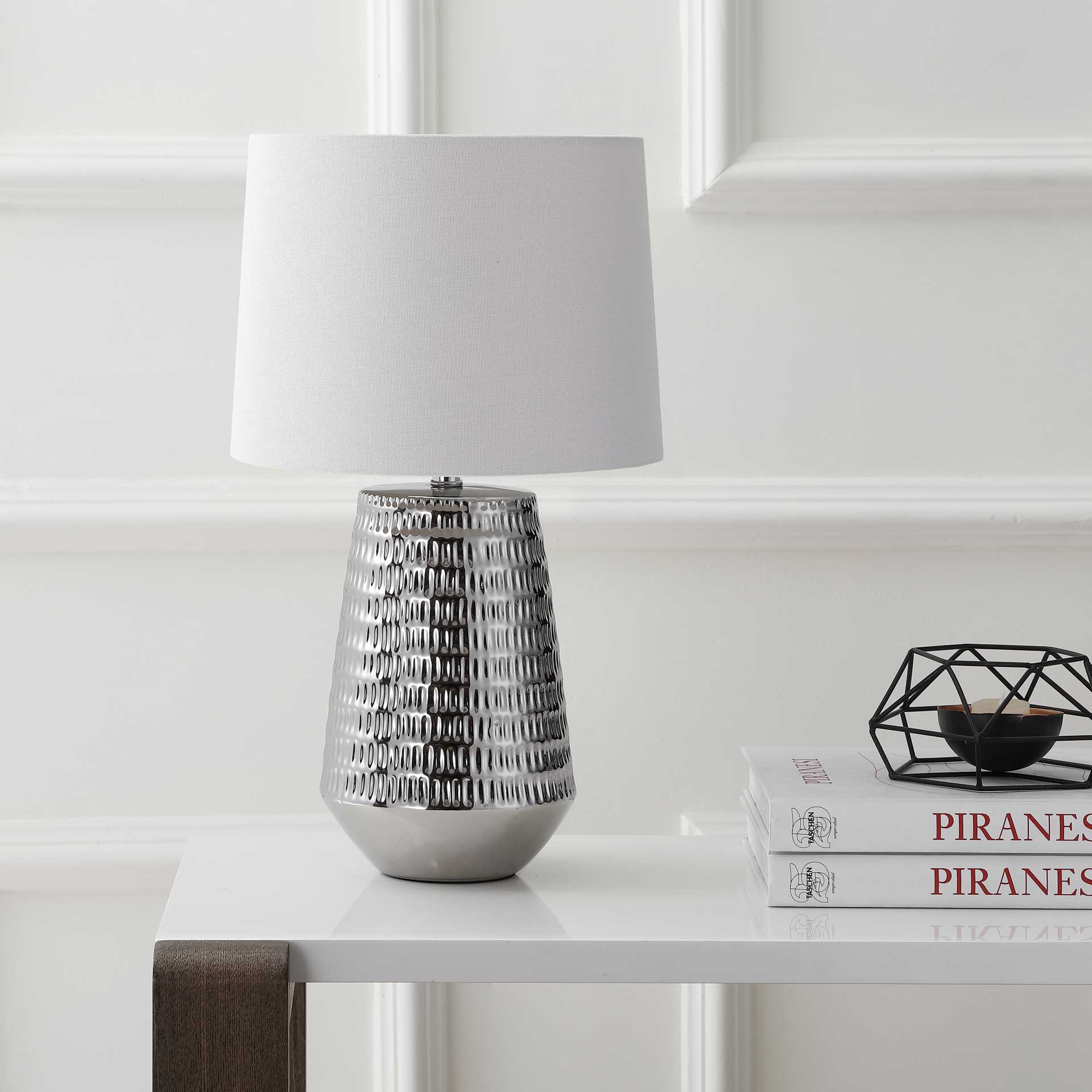 Steer Table Lamp Plated Silver - Froy.com