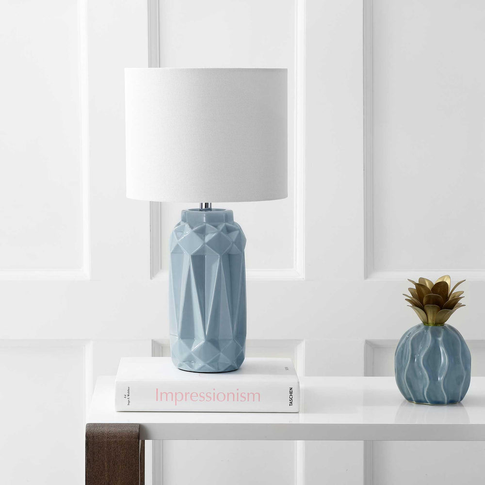Keaton Table Lamp Light Blue - Froy.com