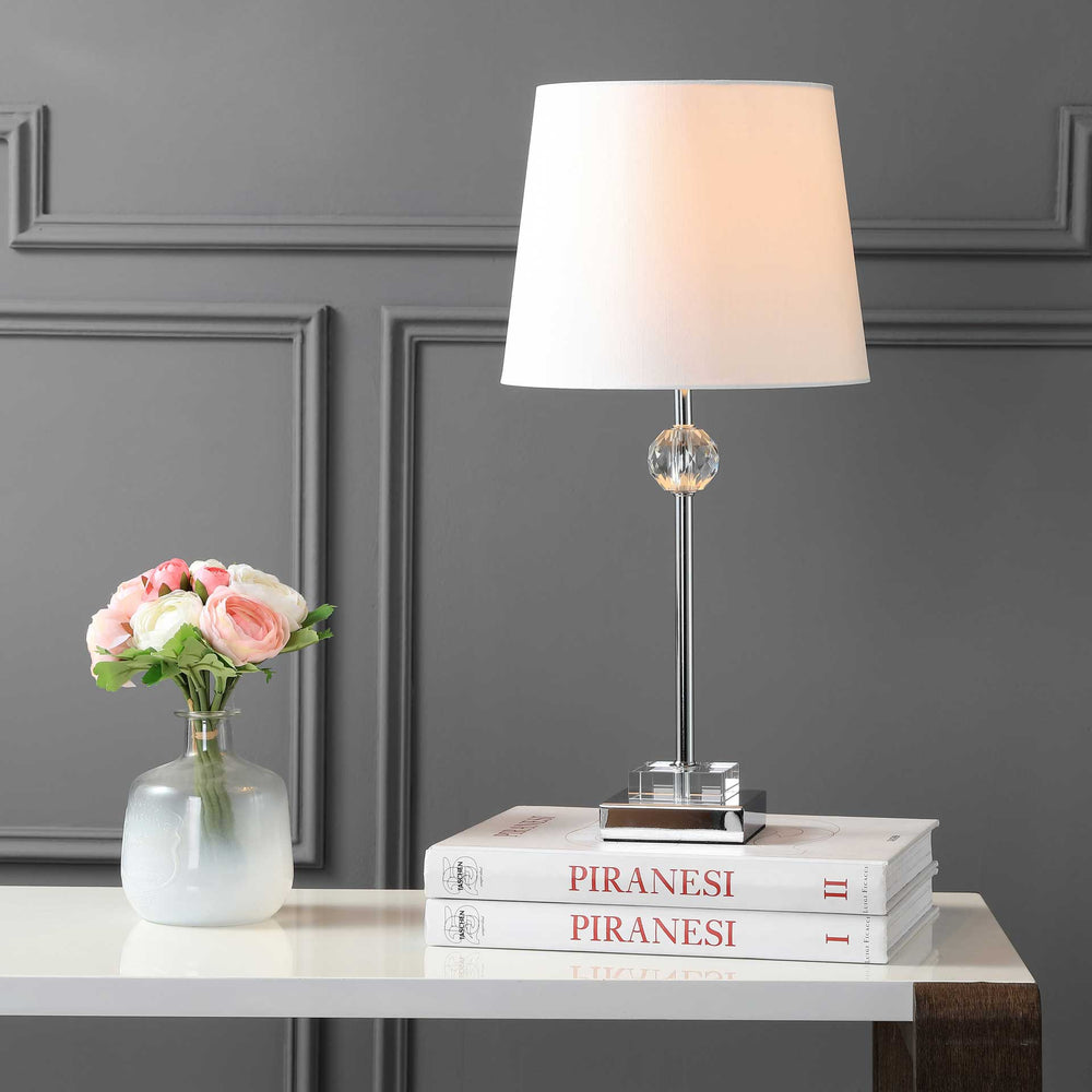 Prompt Table Lamp Clear/Chrome - Froy.com