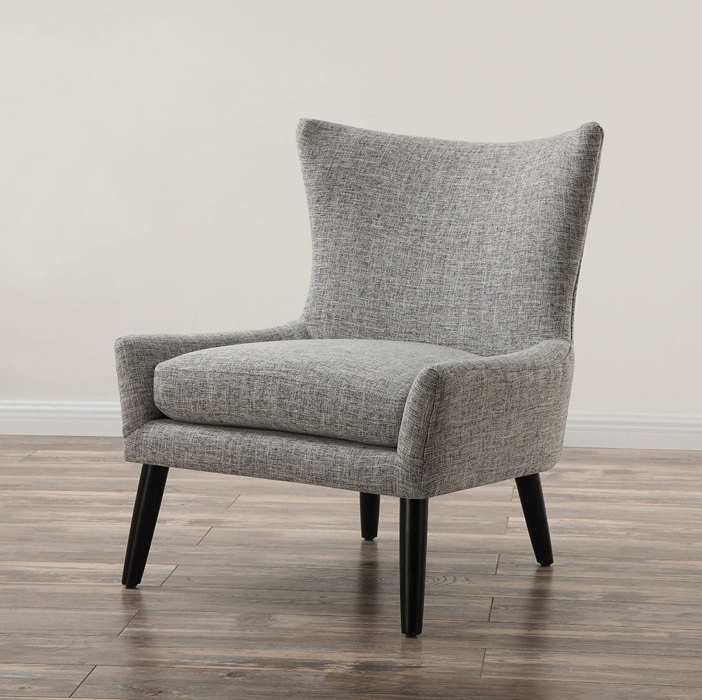 Sumner Gray Linen Chair - Froy.com