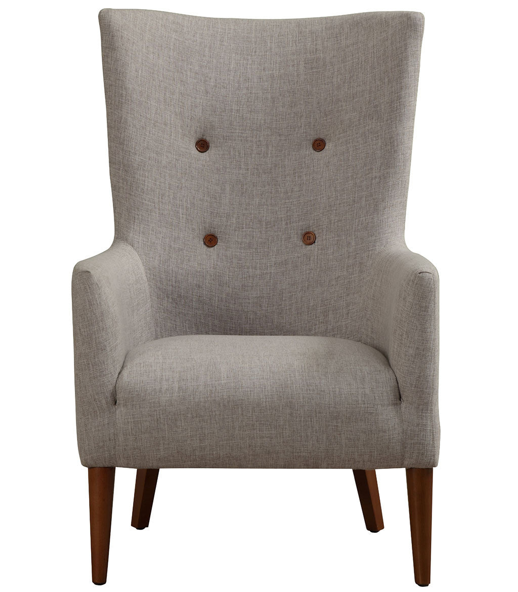 Aslan Beige Linen Chair - Froy.com