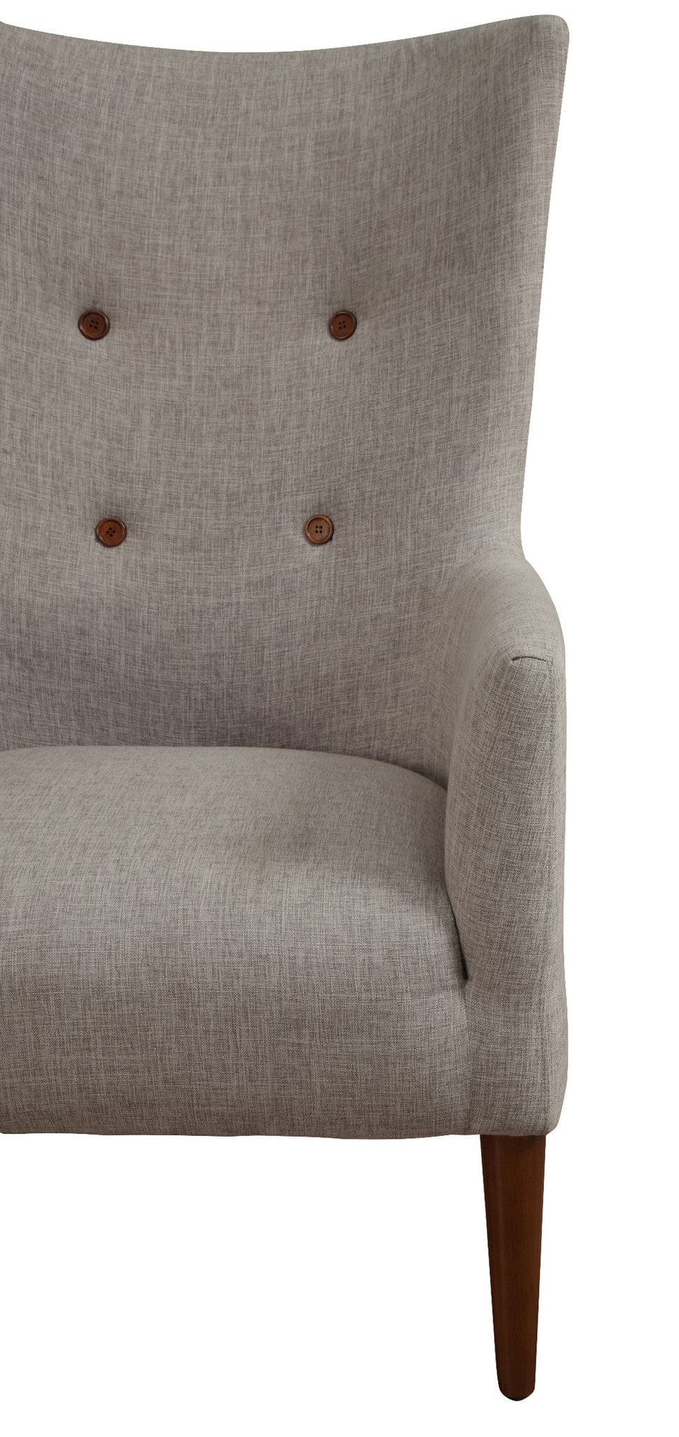 Aslan Beige Linen Chair - Froy.com