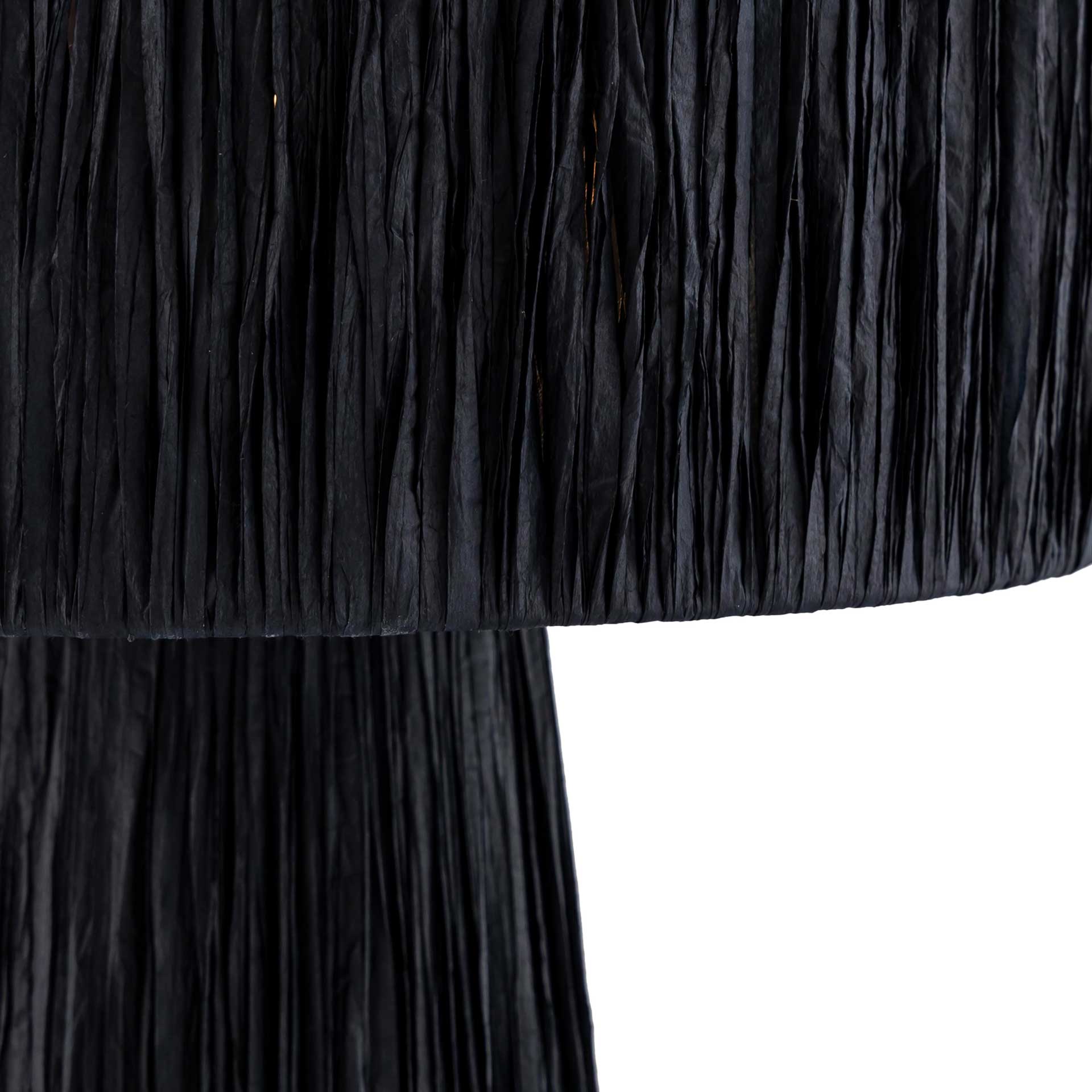 Shannon Rafia Table Lamp Black - Froy.com
