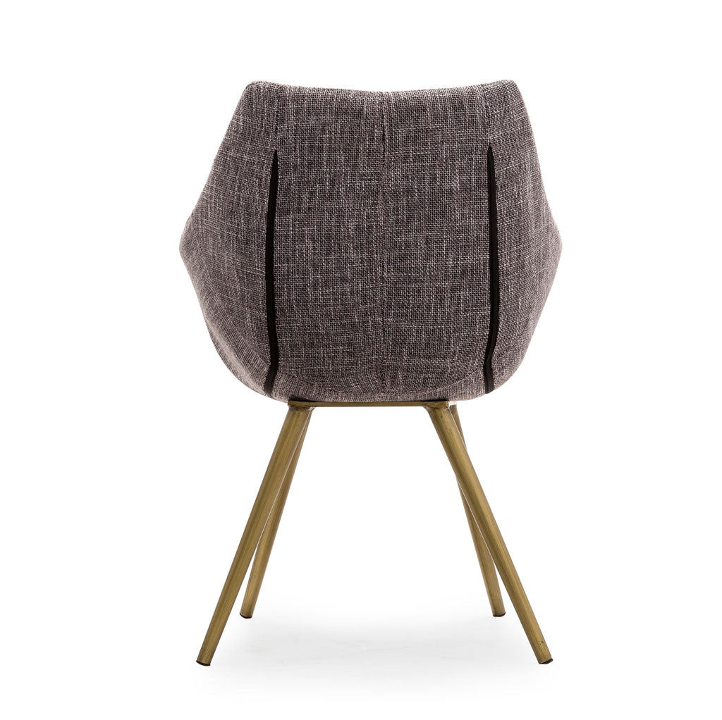 Forkland Gray Tweed Chair - Froy.com
