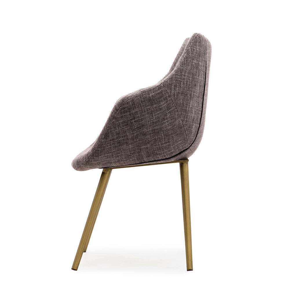 Forkland Gray Tweed Chair - Froy.com