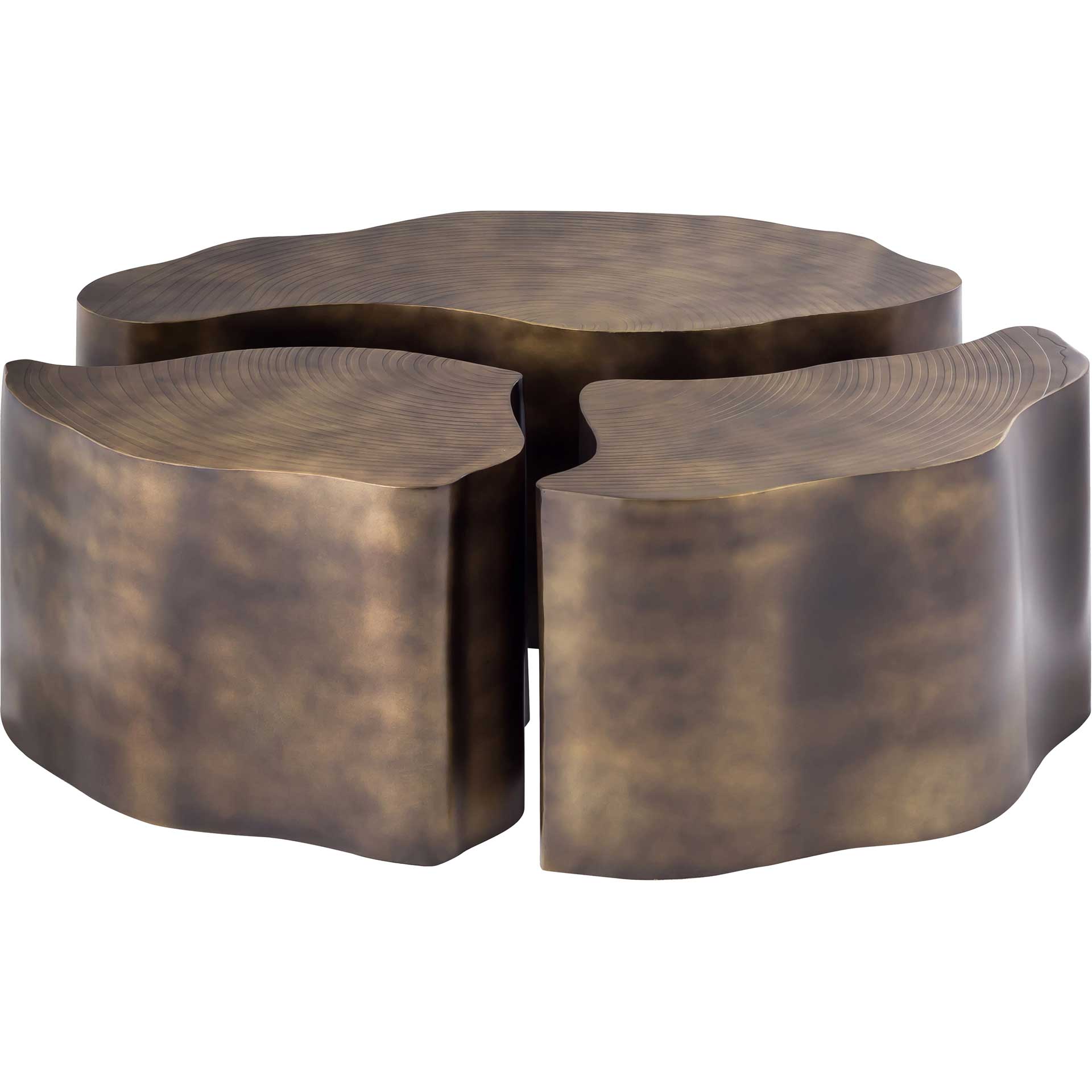 Clarity Coffee Tables Antique Brass - Froy.com