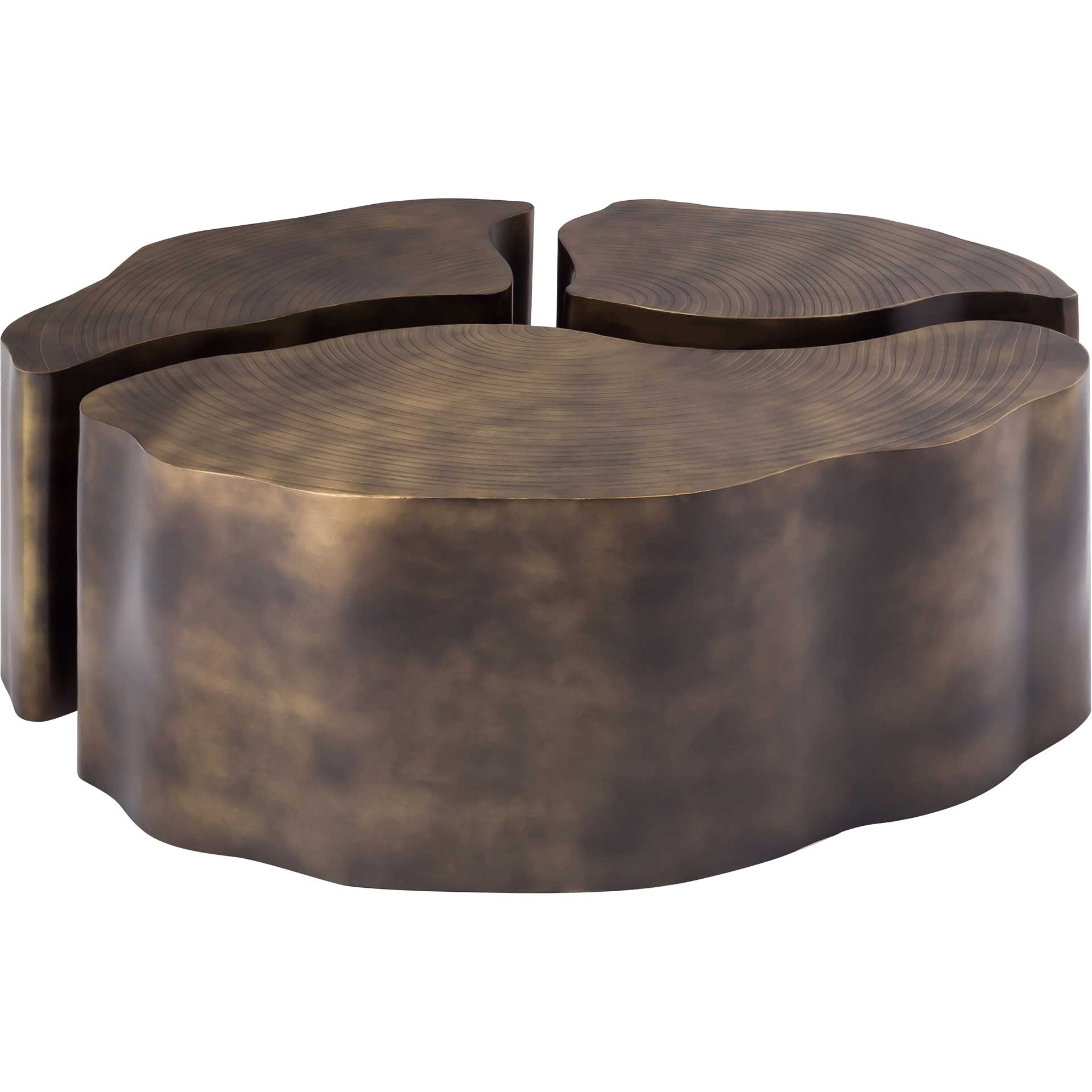 Clarity Coffee Tables Antique Brass - Froy.com