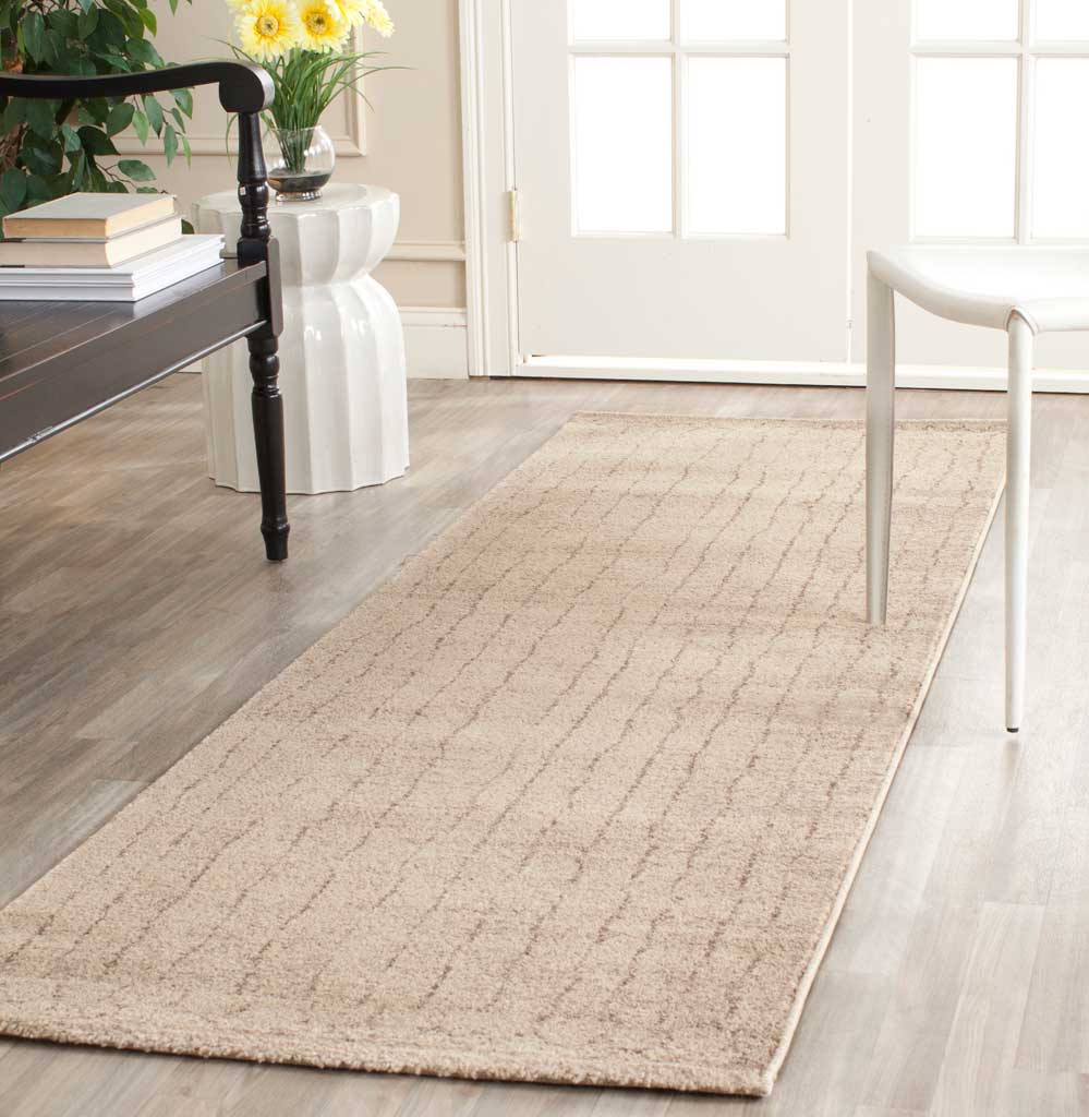 Tunisia Stripe Ivory Runner Rug - Froy.com
