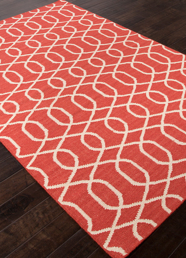 Urban Bungalow Sabrine Chili Pepper/Antique White Area Rug - Froy.com