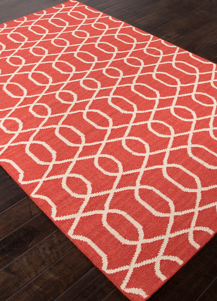 Urban Bungalow Sabrine Chili Pepper/Antique White Area Rug - Froy.com
