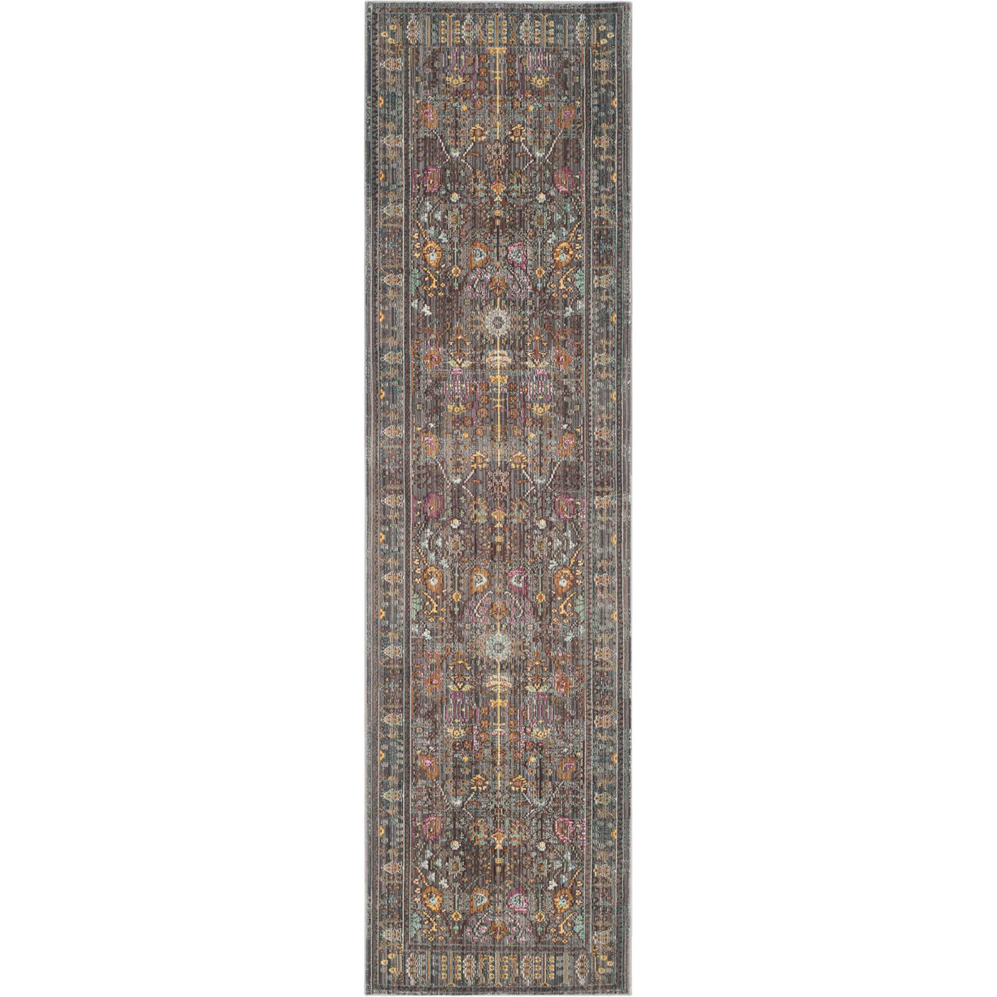 Valencia Gray/Multi Runner Rug - Froy.com