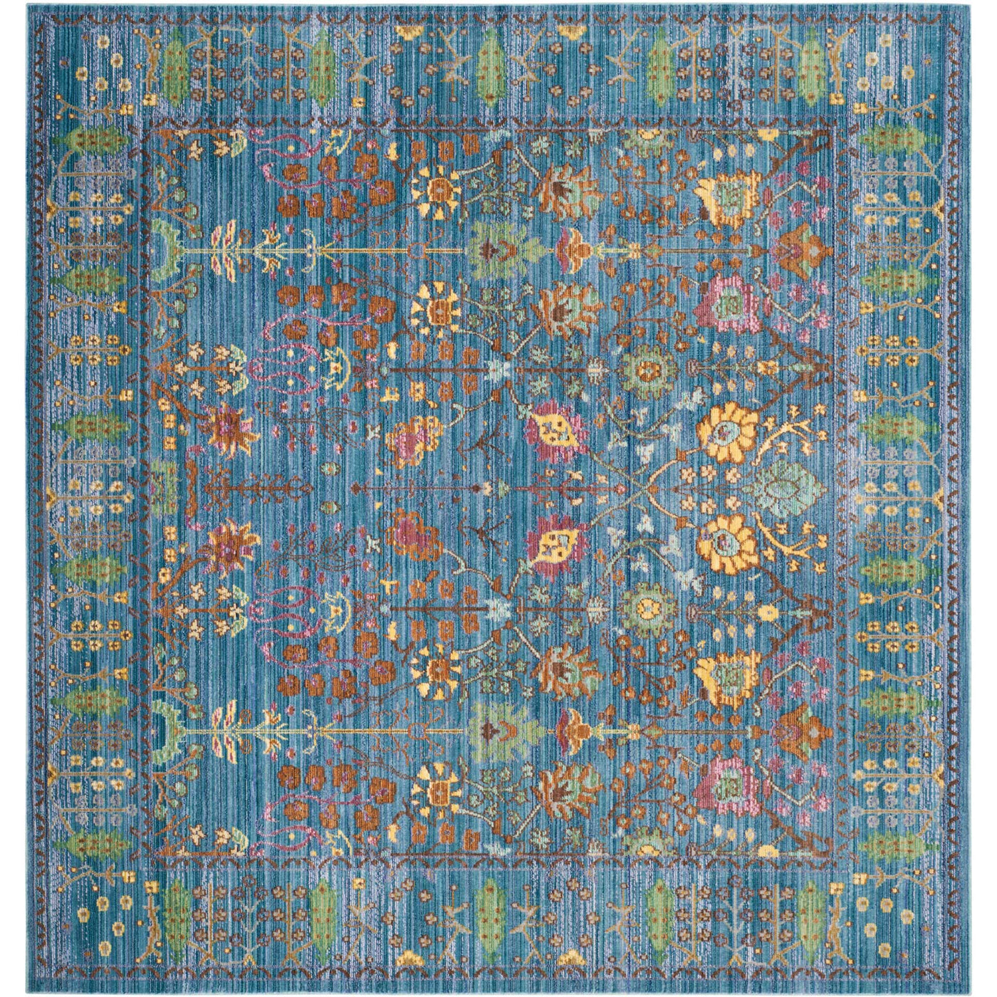 Valencia Blue/Multi Area Rug - Froy.com