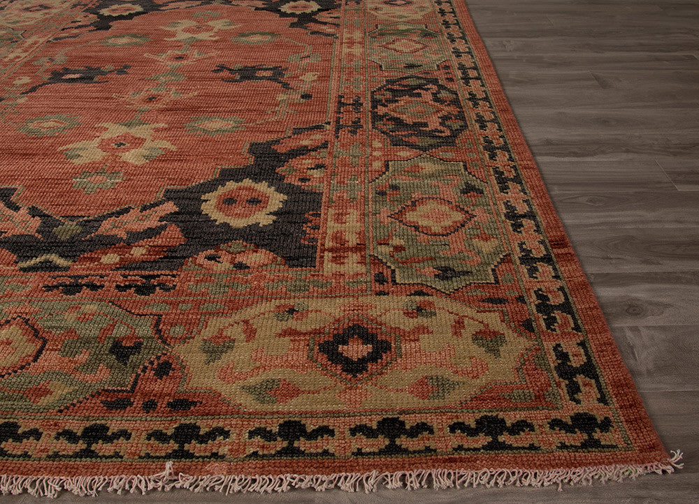 Village Azra Phantom/Muted Clay Area Rug - Froy.com