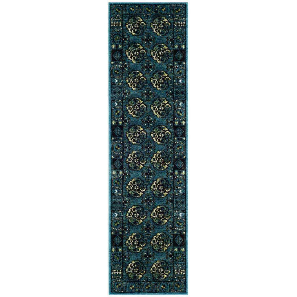 Vintage Hamadan Blue/Multi Runner Rug - Froy.com
