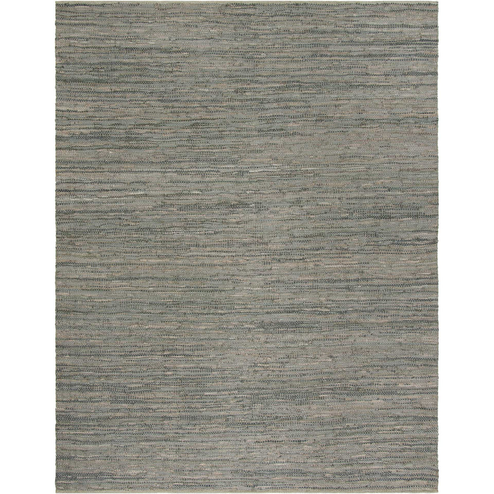 Vintage Leather Gray Area Rug - Froy.com