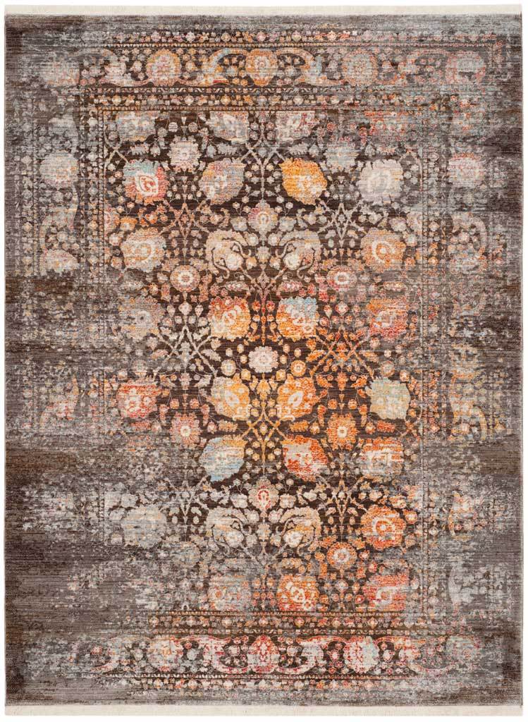 Vintage Persian Autumn Brown/Multi Area Rug - Froy.com
