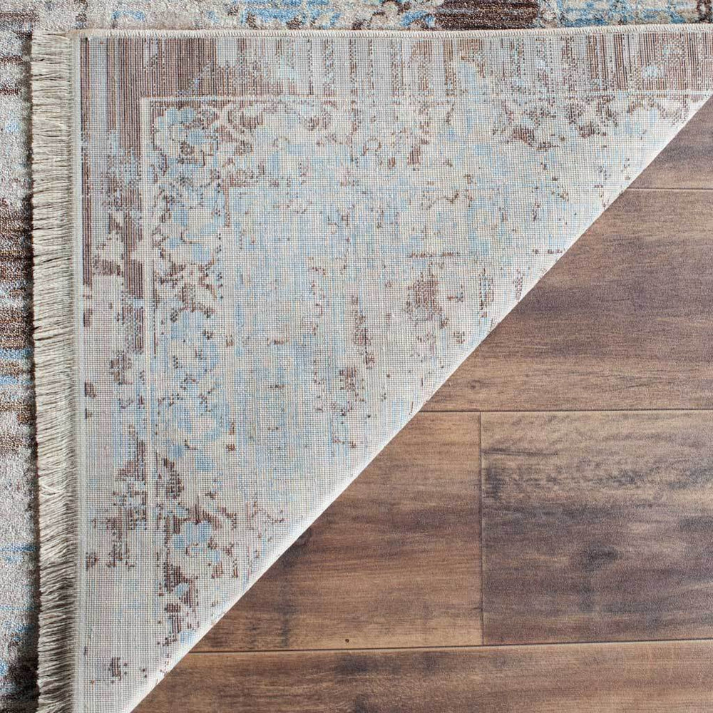 Vintage Persian Brown/Light Blue Area Rug - Froy.com