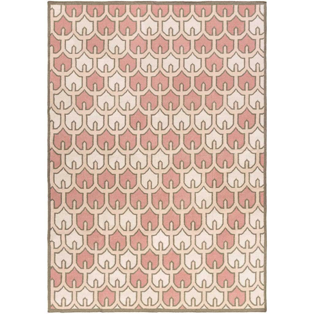 Alameda Beige/Salmon Area Rug - Froy.com
