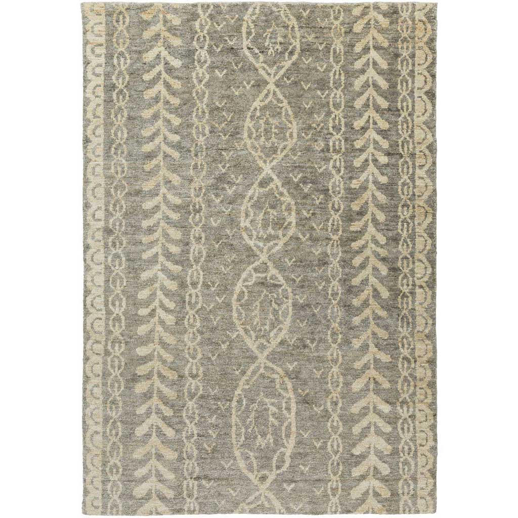 Bjorn Ivory/Gray Area Rug - Froy.com