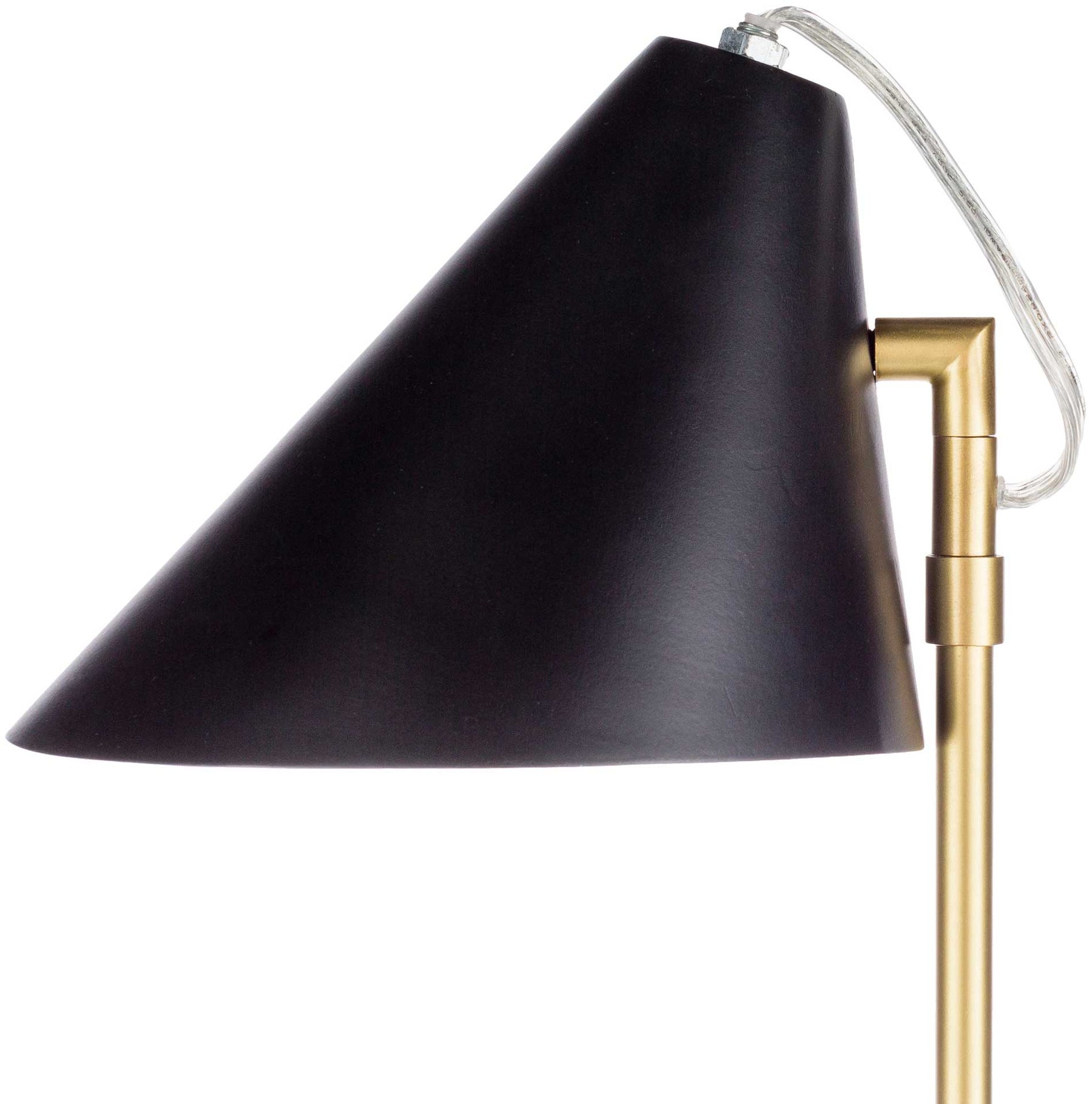 Benson Table Lamp Black/Brass/Brass - Froy.com
