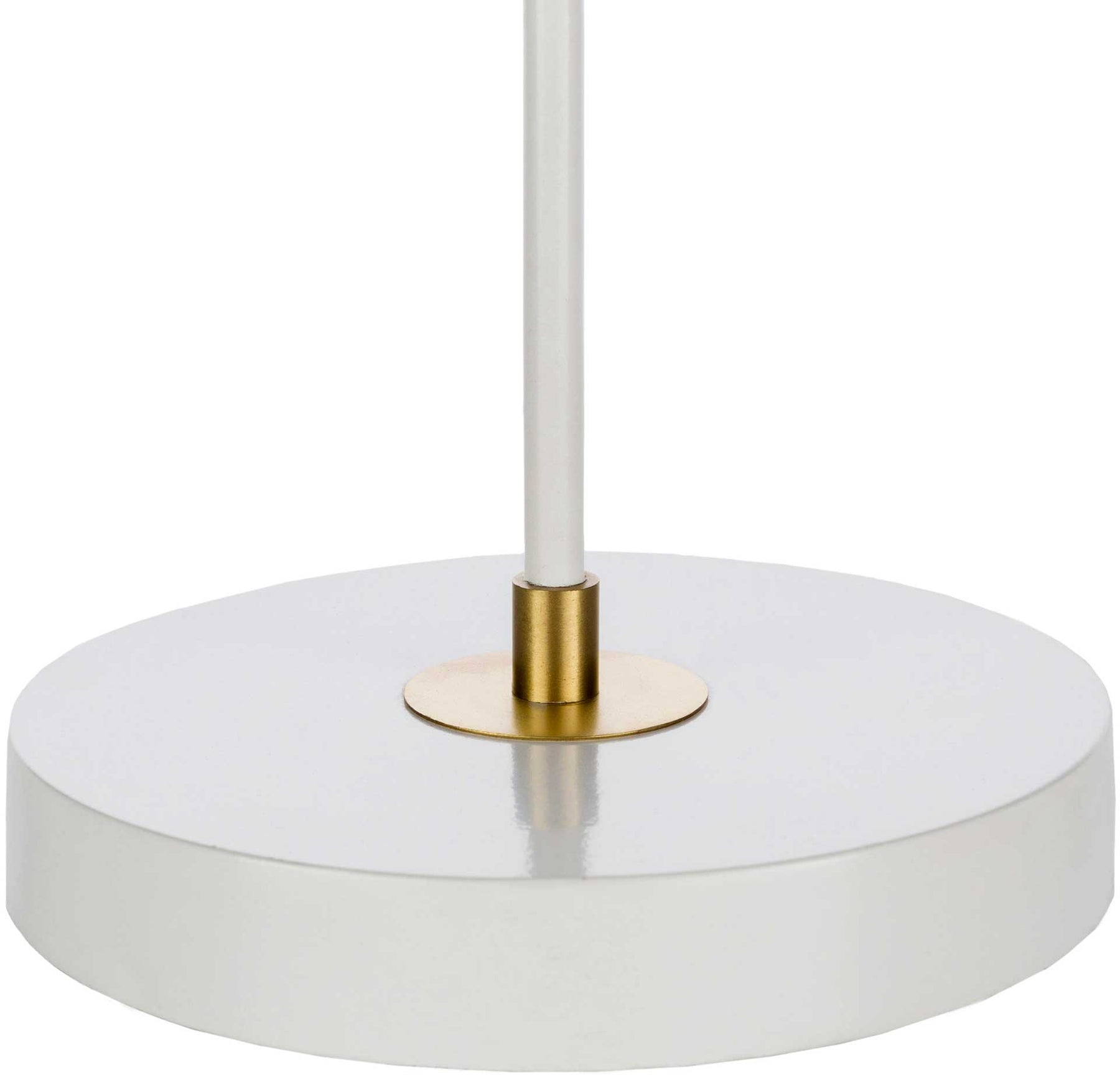 Benson Table Lamp White/Brass - Froy.com