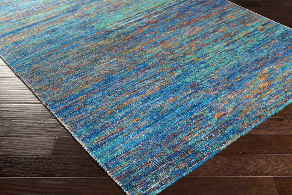 Bazaar Aqua/Cherry Area Rug - Froy.com