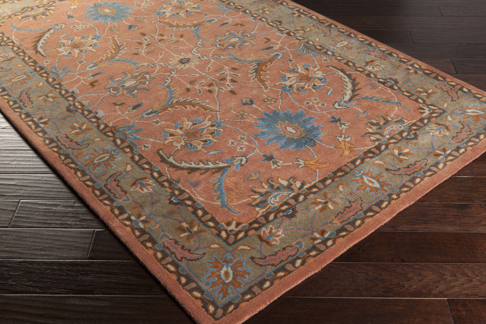 Clifton Rust/Charcoal Area Rug - Froy.com