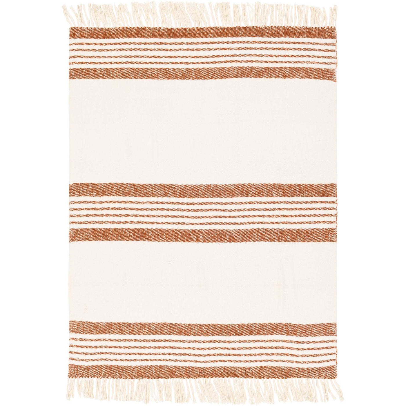 Chanel Throw Burnt Orange/Cream - Froy.com