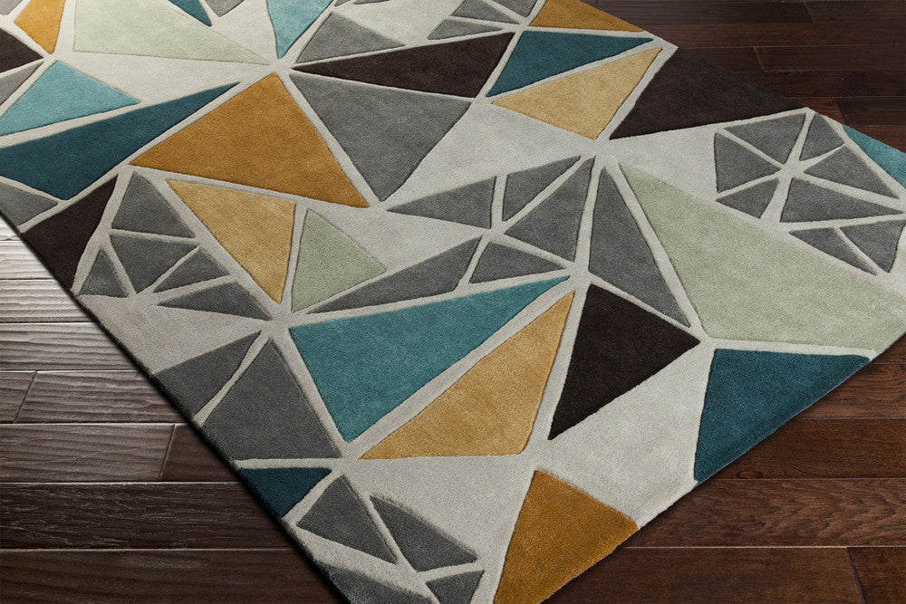 Cosmopolitan Gray/Gold Area Rug - Froy.com
