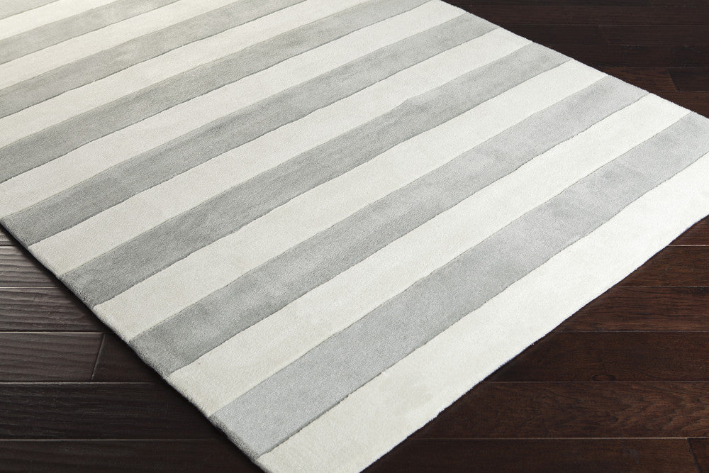 Cosmopolitan Ivory/Light Gray Area Rug - Froy.com