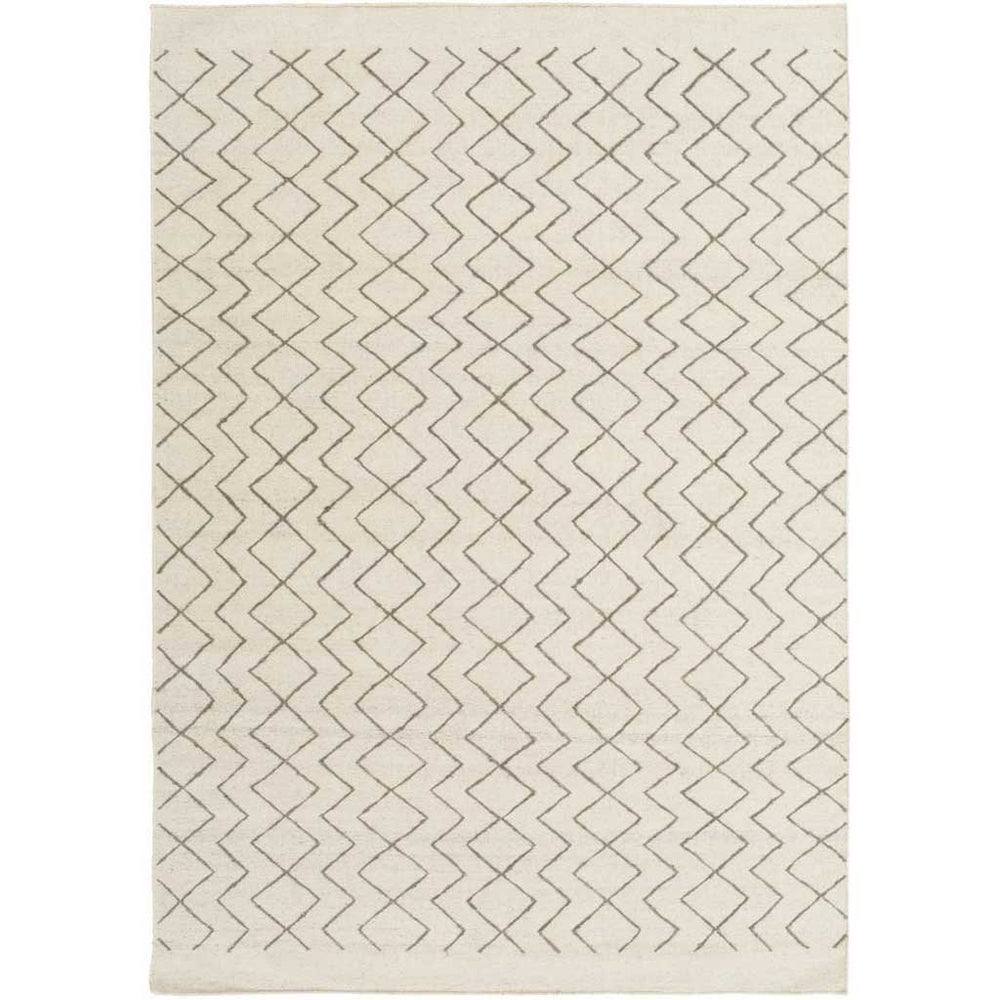 Dasher Dark Brown/Cream Area Rug - Froy.com