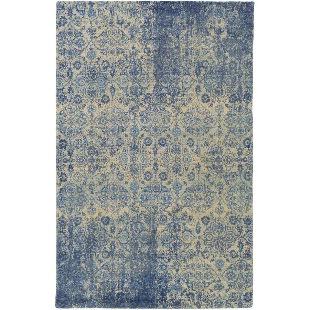 Edith Cream/Medium Gray/Pale Blue Area Rug - Froy.com