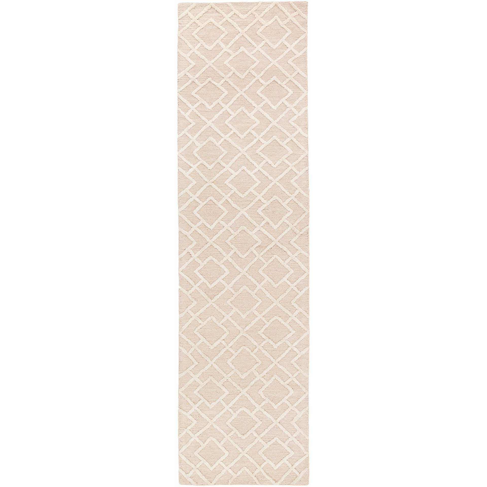 Gable Ivory/Beige Runner Rug - Froy.com