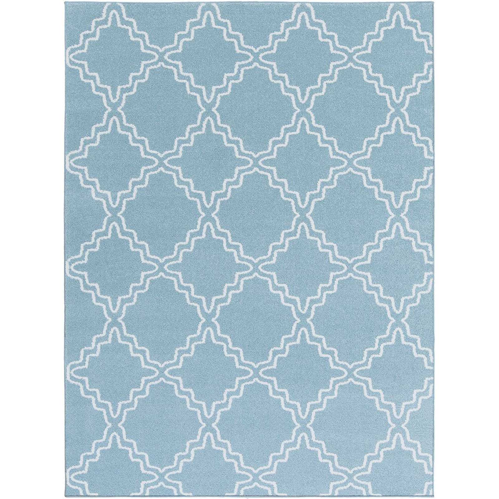 Horizon Diamond Slate/Ivory Area Rug - Froy.com