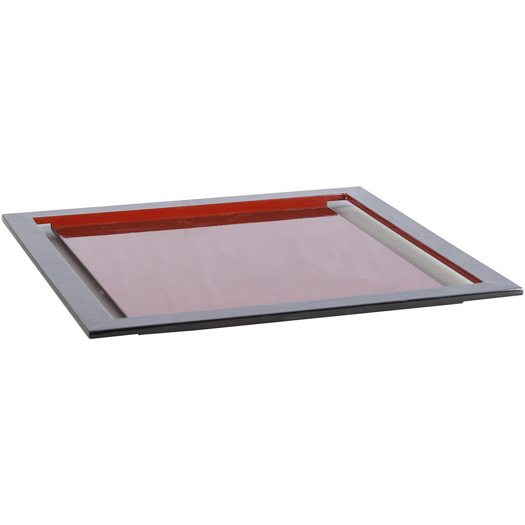 ELM MDF/Lacquer Tray Red Medium - Froy.com