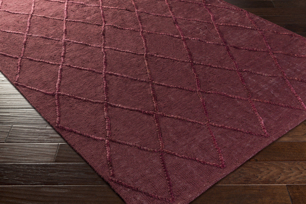 Mateo Burgundy Area Rug - Froy.com