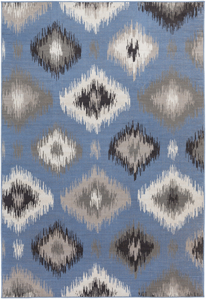 Mavrick Teal/Gray Area Rug - Froy.com