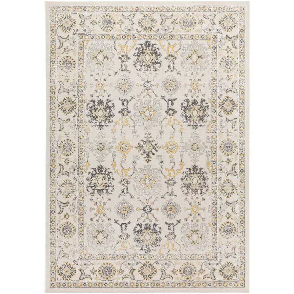 Mavrick Beige/Rattan Area Rug - Froy.com