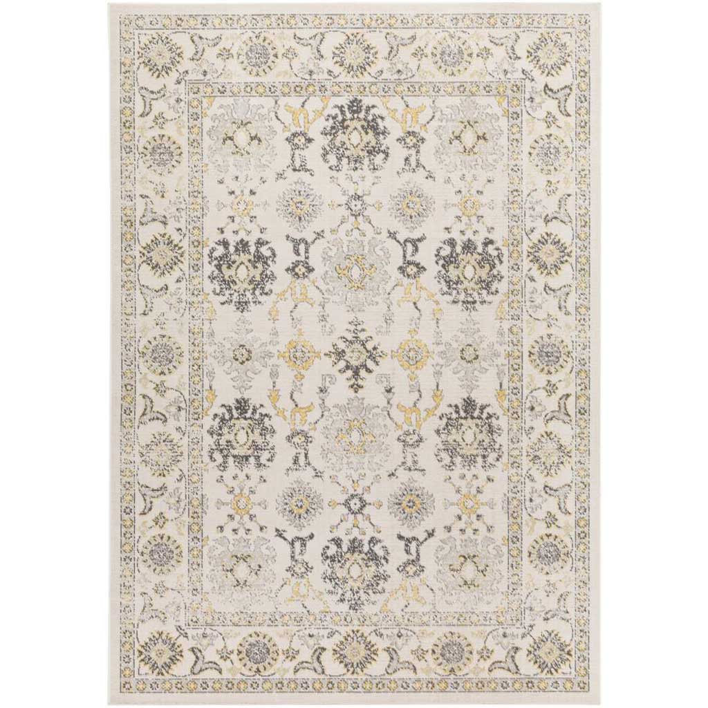 Mavrick Beige/Rattan Area Rug - Froy.com