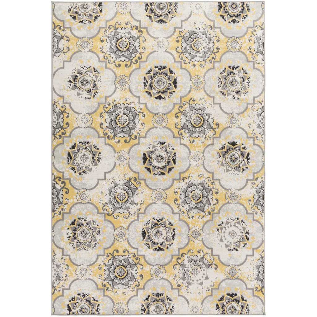 Mavrick Beige/Gold/Gray Area Rug - Froy.com