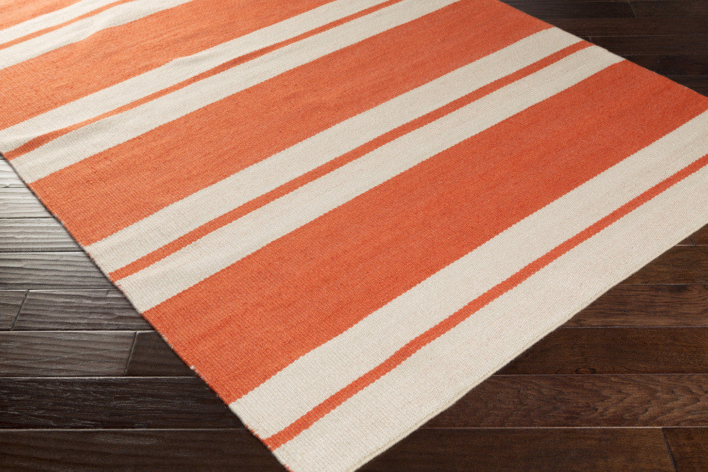 Nantucket Rust/Light Gray Area Rug - Froy.com
