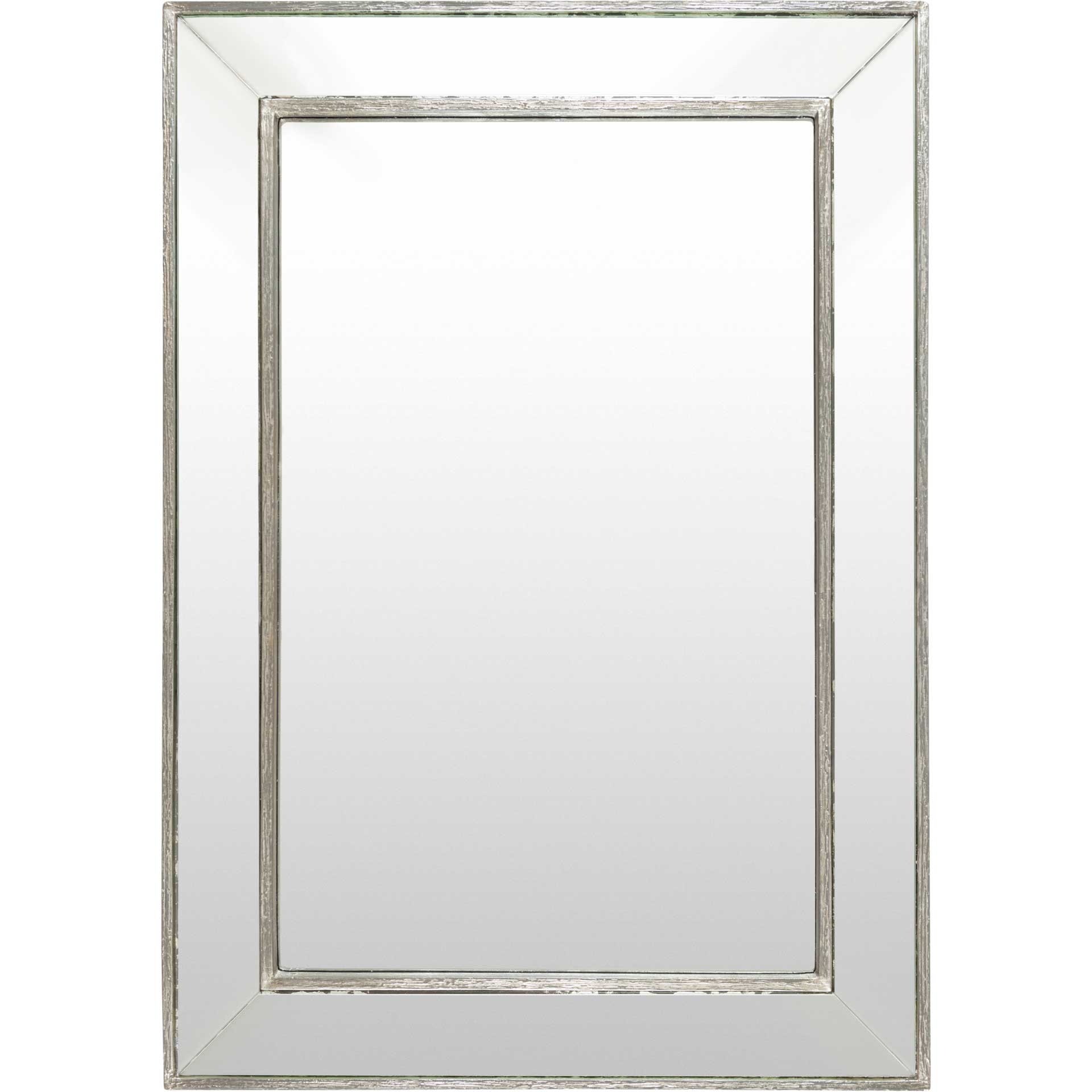 Pedro Distressed Mirror Silver - Froy.com