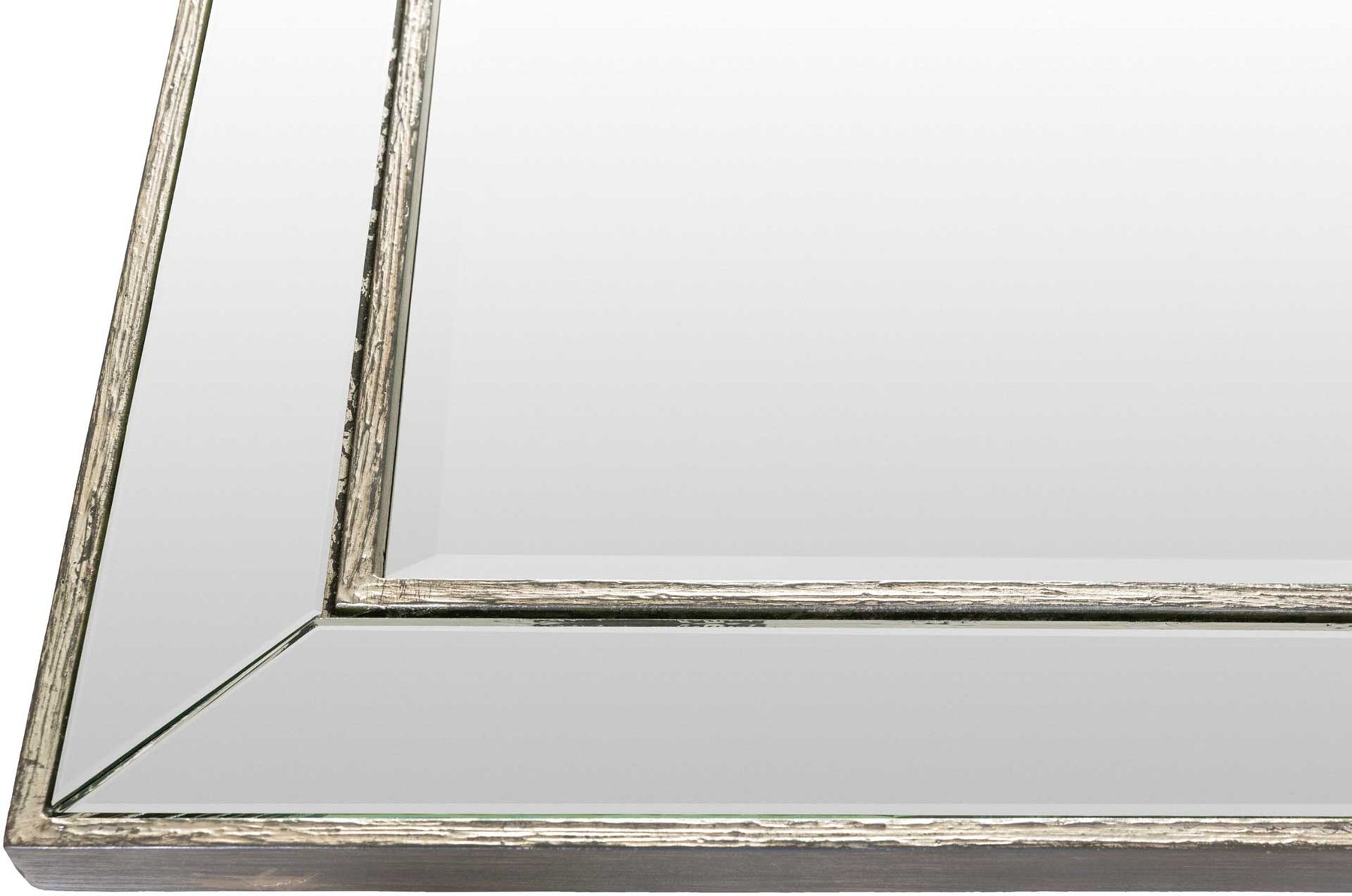 Pedro Distressed Mirror Silver - Froy.com