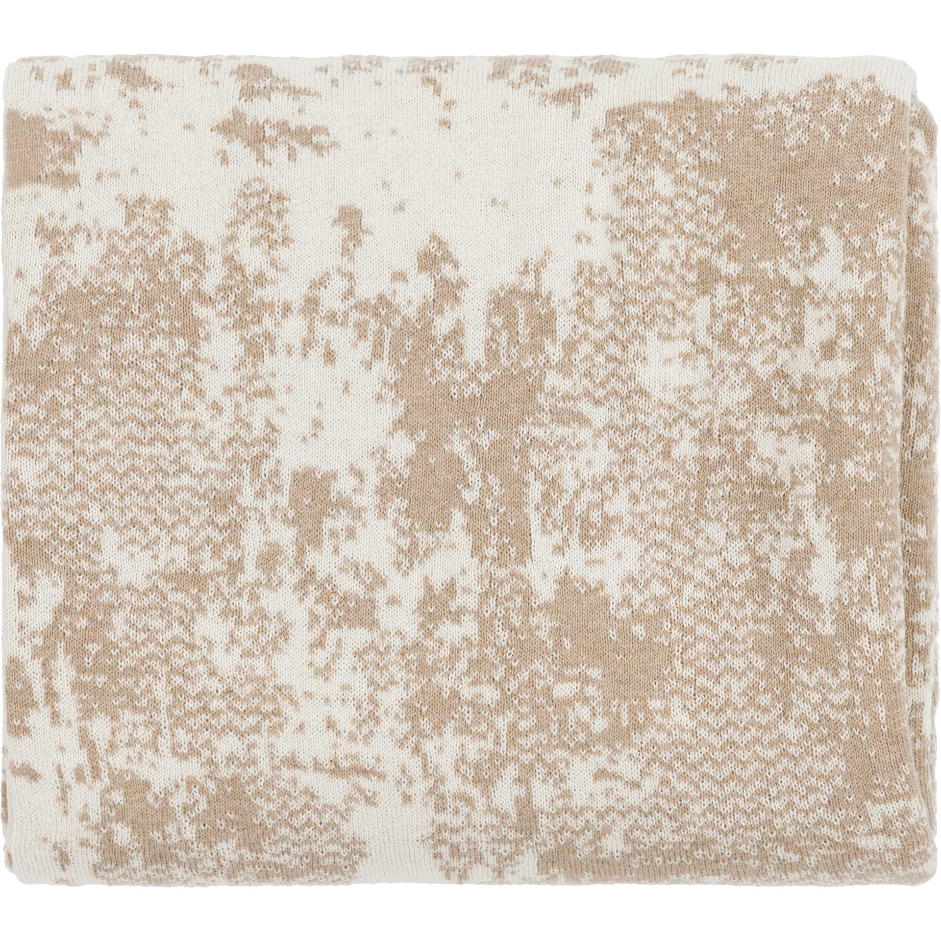 Stella Throw Tan/Ivory - Froy.com