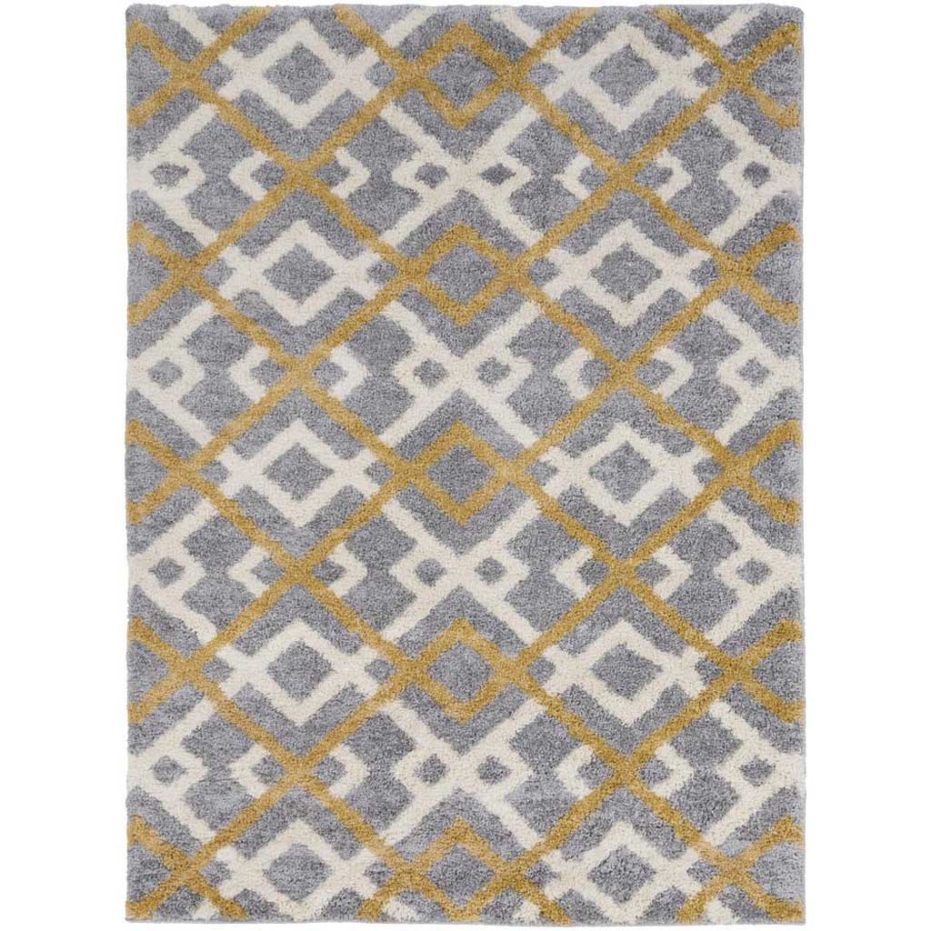 Swift Gold/Light Gray/Ivory Area Rug - Froy.com