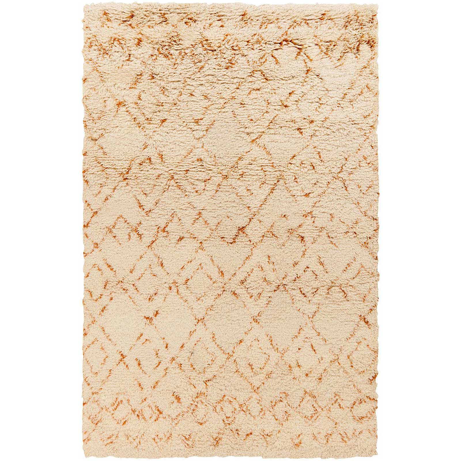 Tasman Rust/Beige Area Rug - Froy.com