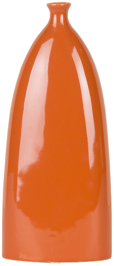 Natural Ceramic Table Vase Burnt Orange - Froy.com